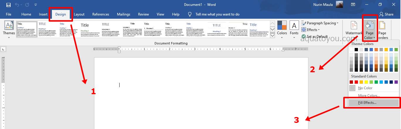√⊕ [2020] Cara Membuat Background di Word + Gambar Termudah